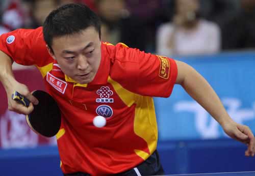 Ma Lin used DHS blade | TableTennisDaily